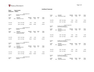 Graduate Transcript | PPT