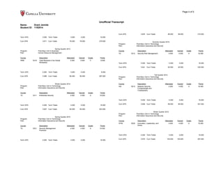 Graduate Transcript | PPT