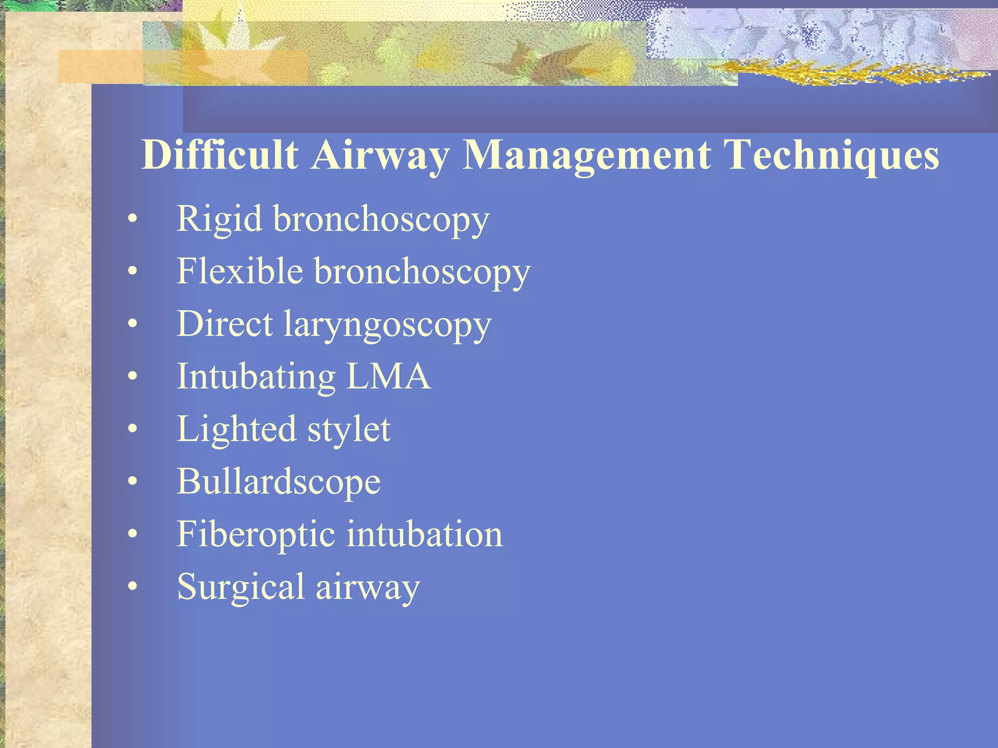 18 basics of pediatric airway anatomy, physiology and management | PPT
