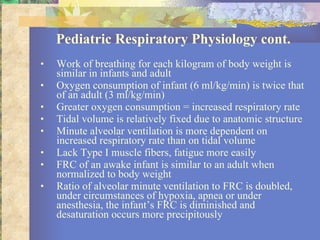 18 basics of pediatric airway anatomy, physiology and management | PPT