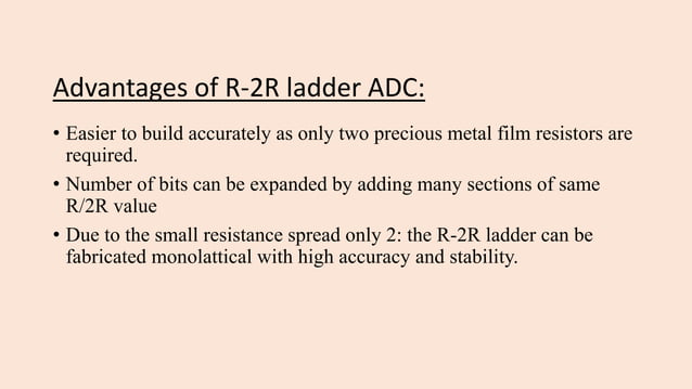 R-2R Ladder DAC | PPTX | Digital Audio | Computer Software and Applications