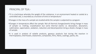 TGA Analysis | PPTX