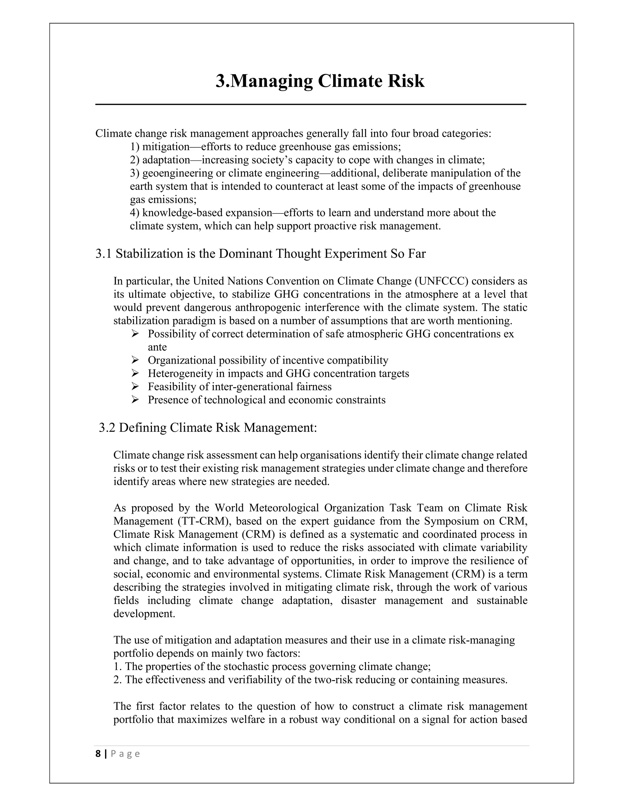 Climate Risk Management | PDF