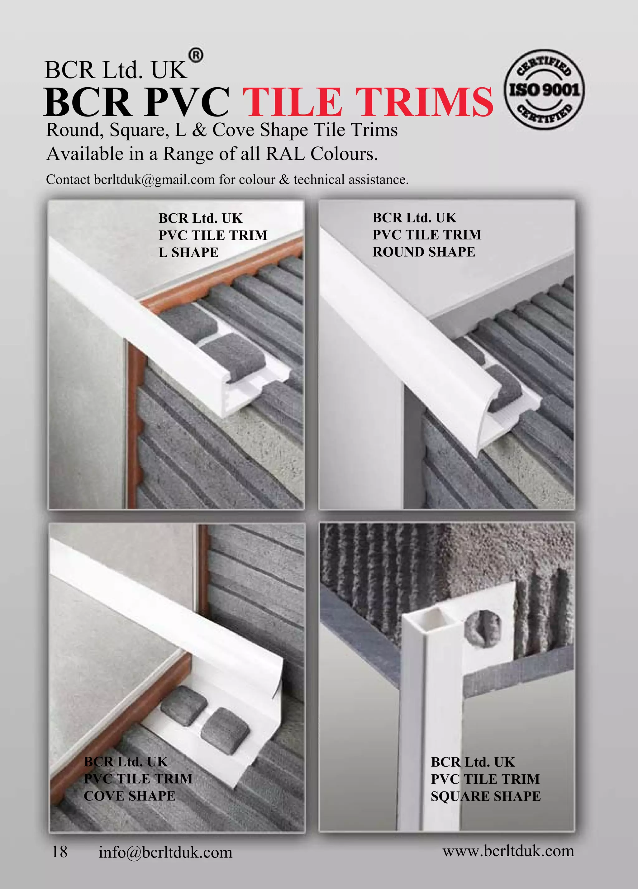 18 bcr pvc tile trim | PDF