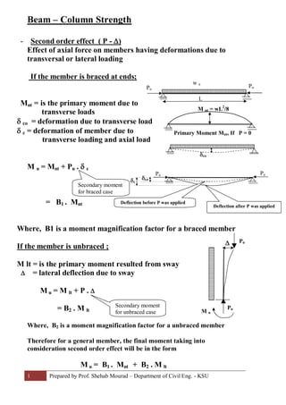18-Beam Column Strength (Steel Structural Design & Prof. Shehab Mourad ...
