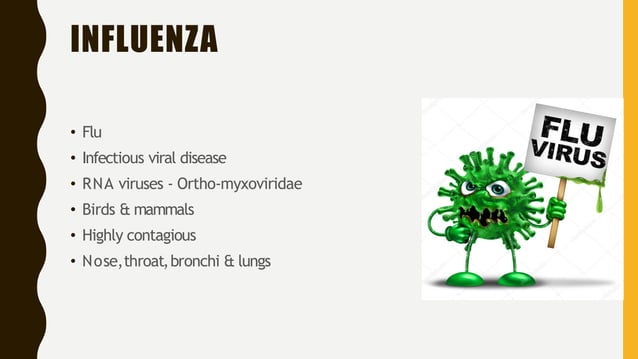 Influenza virus, types and its treatment | PDF
