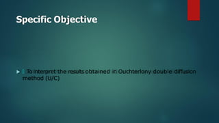 ouchterlony double diffusion method and immunoblotting | PDF