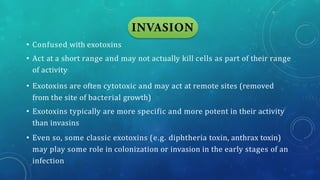 colonizing and invasion virulence factors | PPT