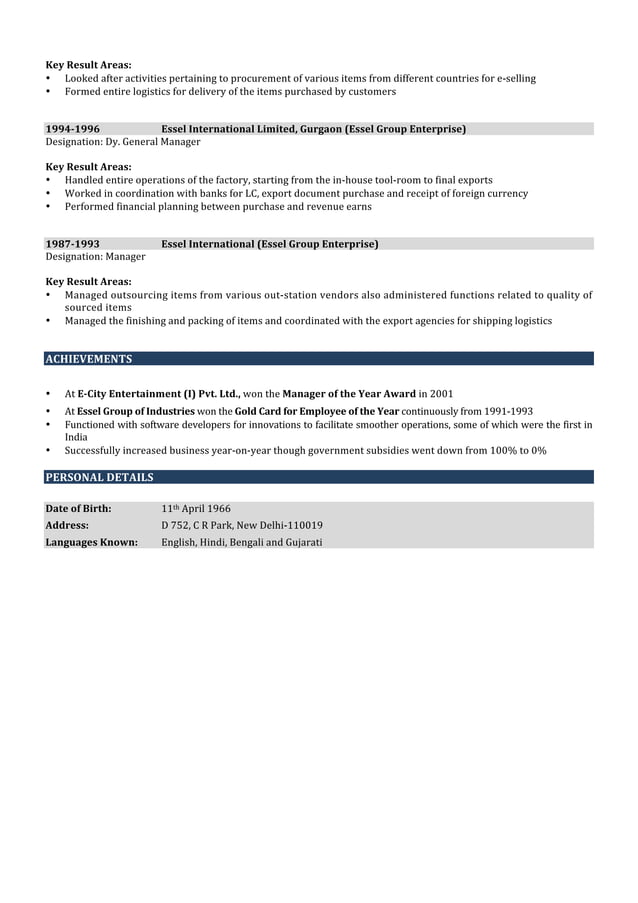 Subhojit CV | PDF