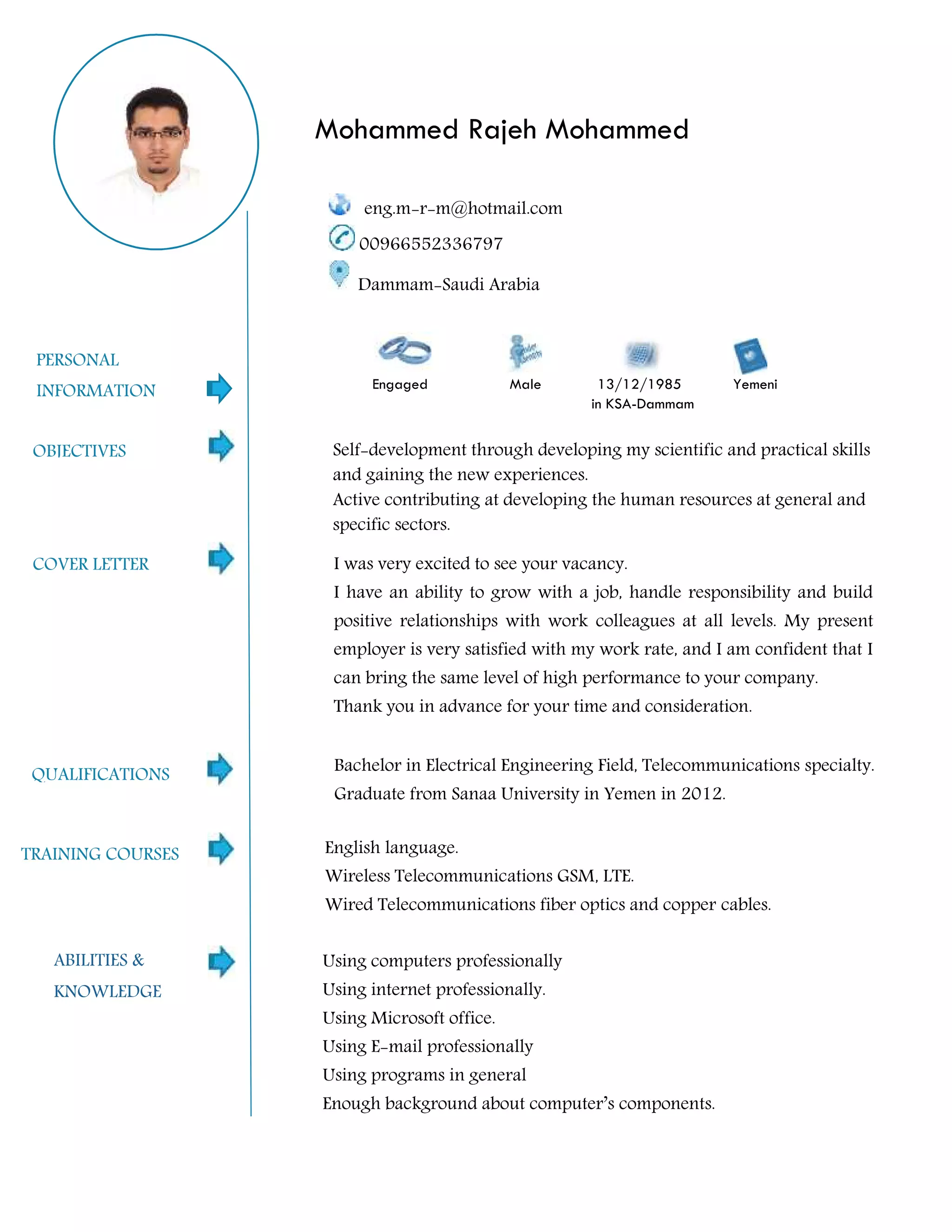 Mohammed Rajeh CV(LinkedIn) | PDF