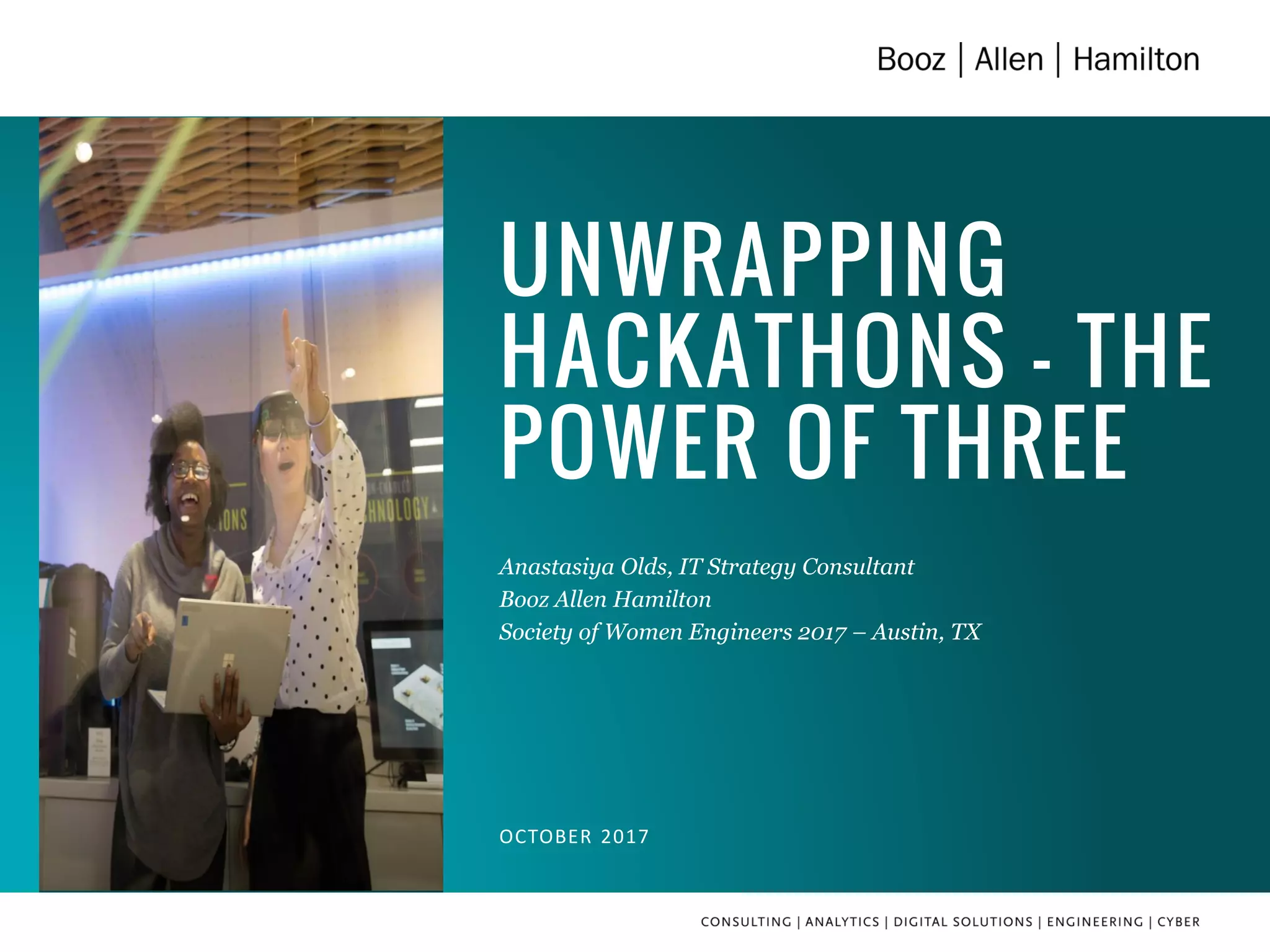 UNWRAPPING HACKATHONS - THE POWER OF THREE | PDF