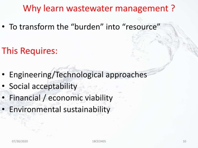 Unit 2 of water pollution and its management | PPT