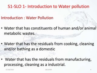 Unit 2 of water pollution and its management | PPTX