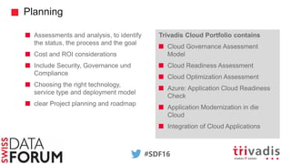 Cloud transition - The Trivadis approach | PPT