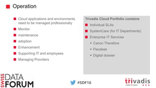 Cloud transition - The Trivadis approach | PPT