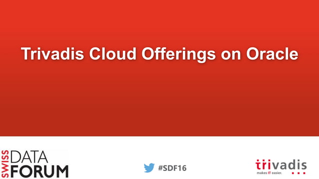 Cloud transition - The Trivadis approach | PPT