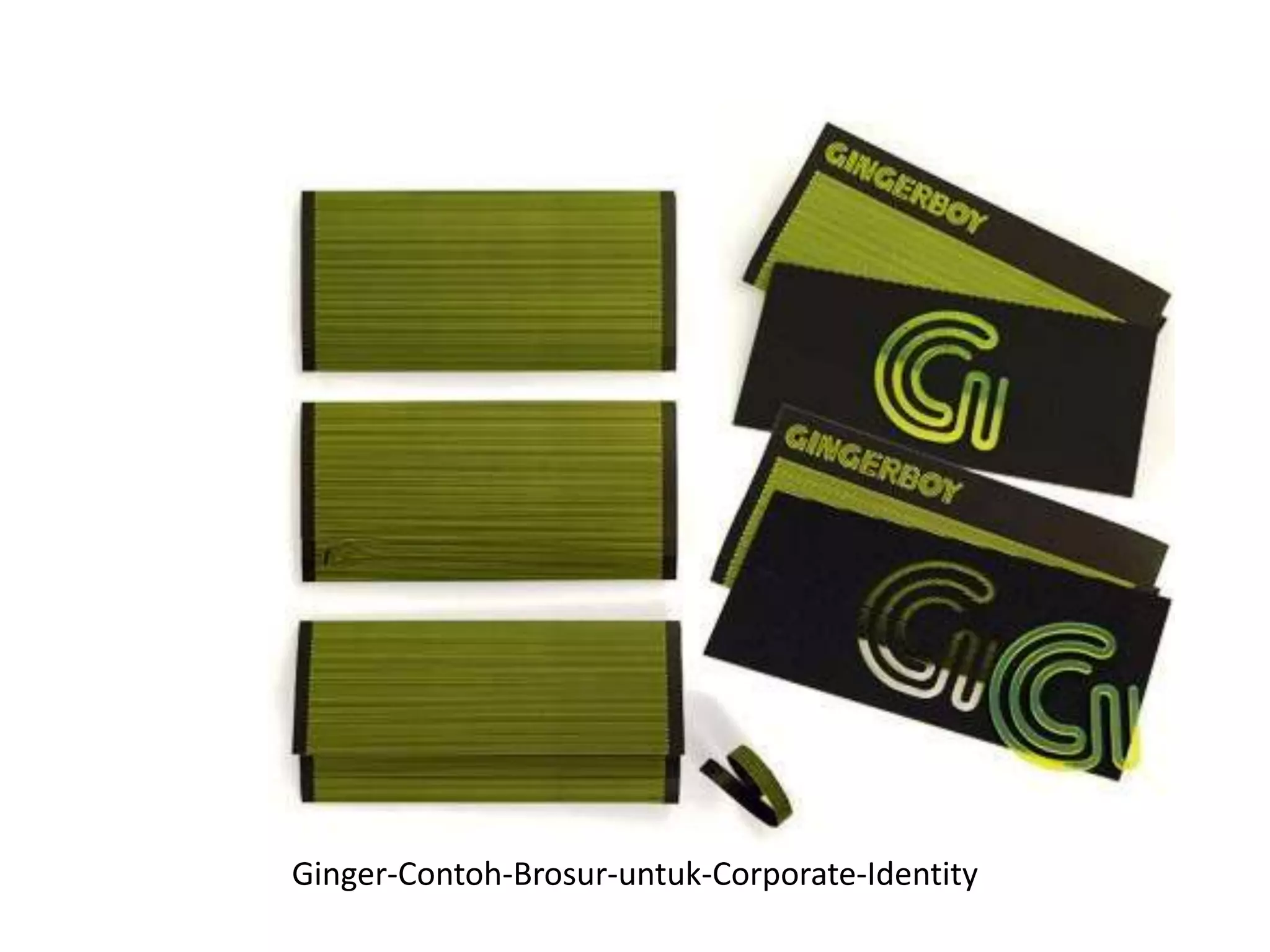 18 contoh desain brosur untuk corporate identity | PPT