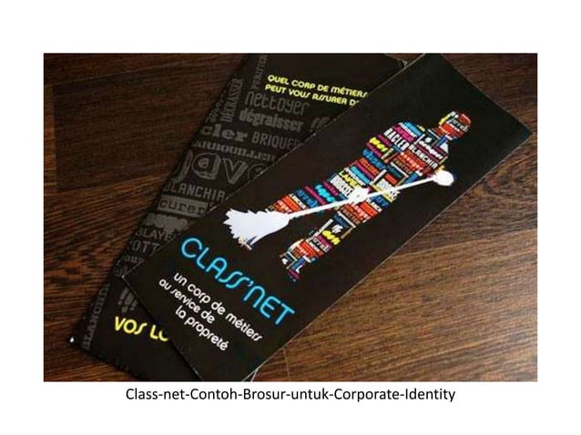 18 contoh desain brosur untuk corporate identity | PPT