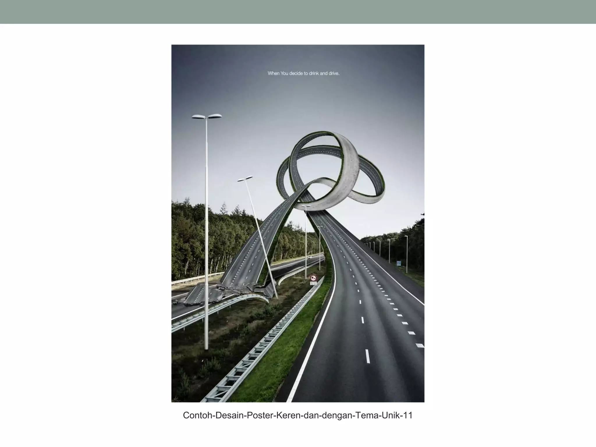 18 contoh desain poster keren dengan tema unik | PPT