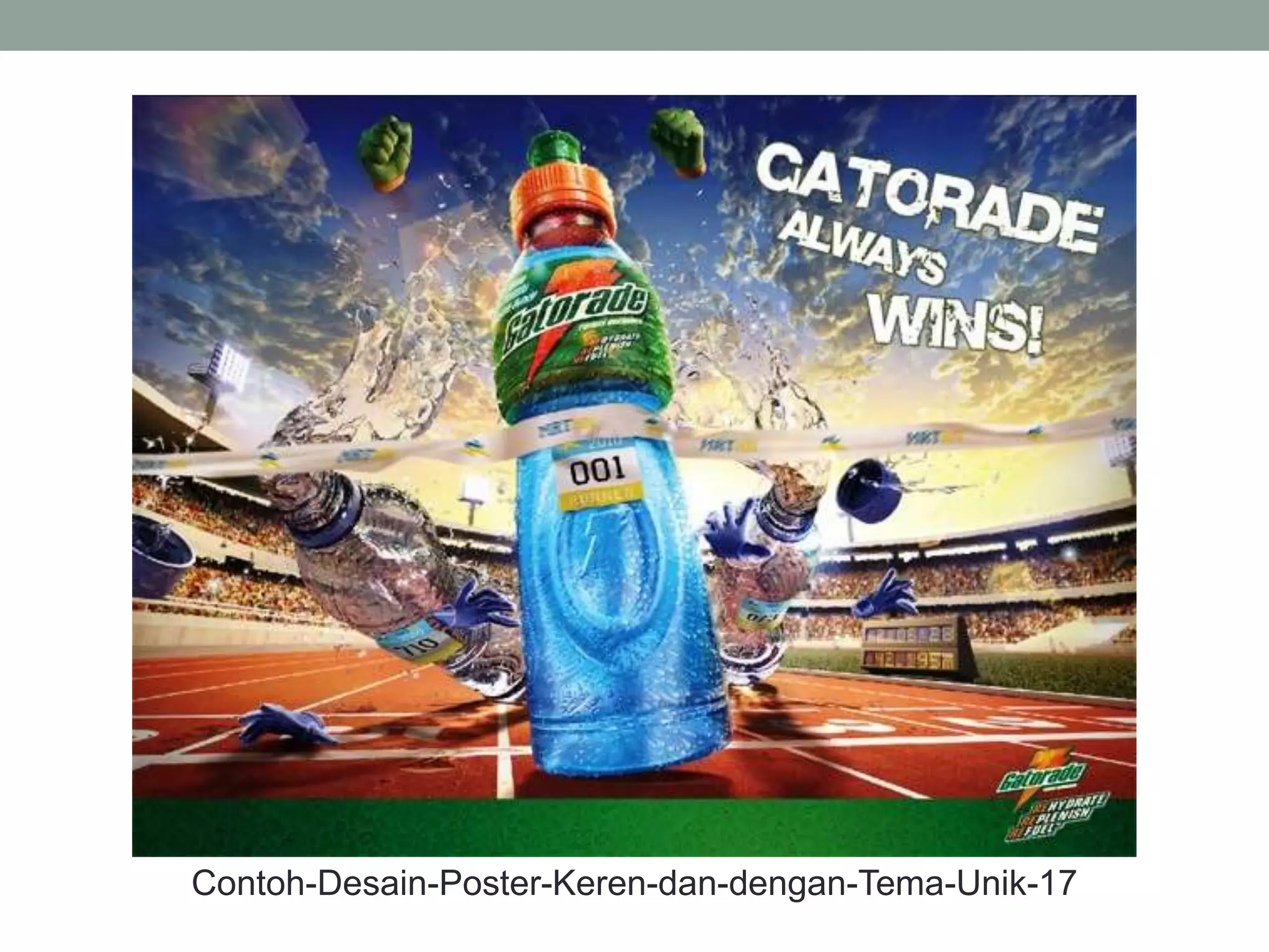 18 contoh desain poster keren dengan tema unik | PPT