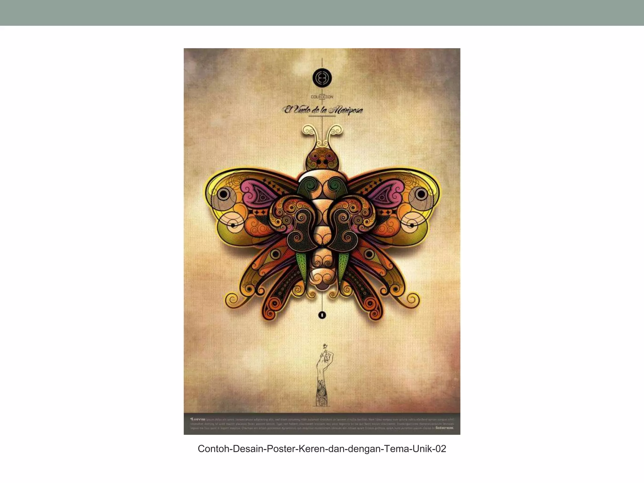 18 contoh desain poster keren dengan tema unik | PPT