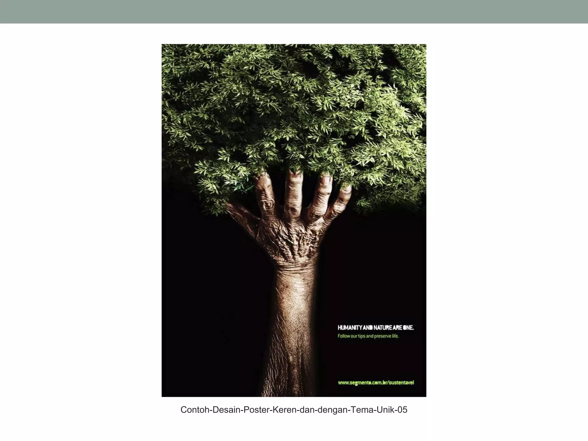 18 contoh desain poster keren dengan tema unik | PPT