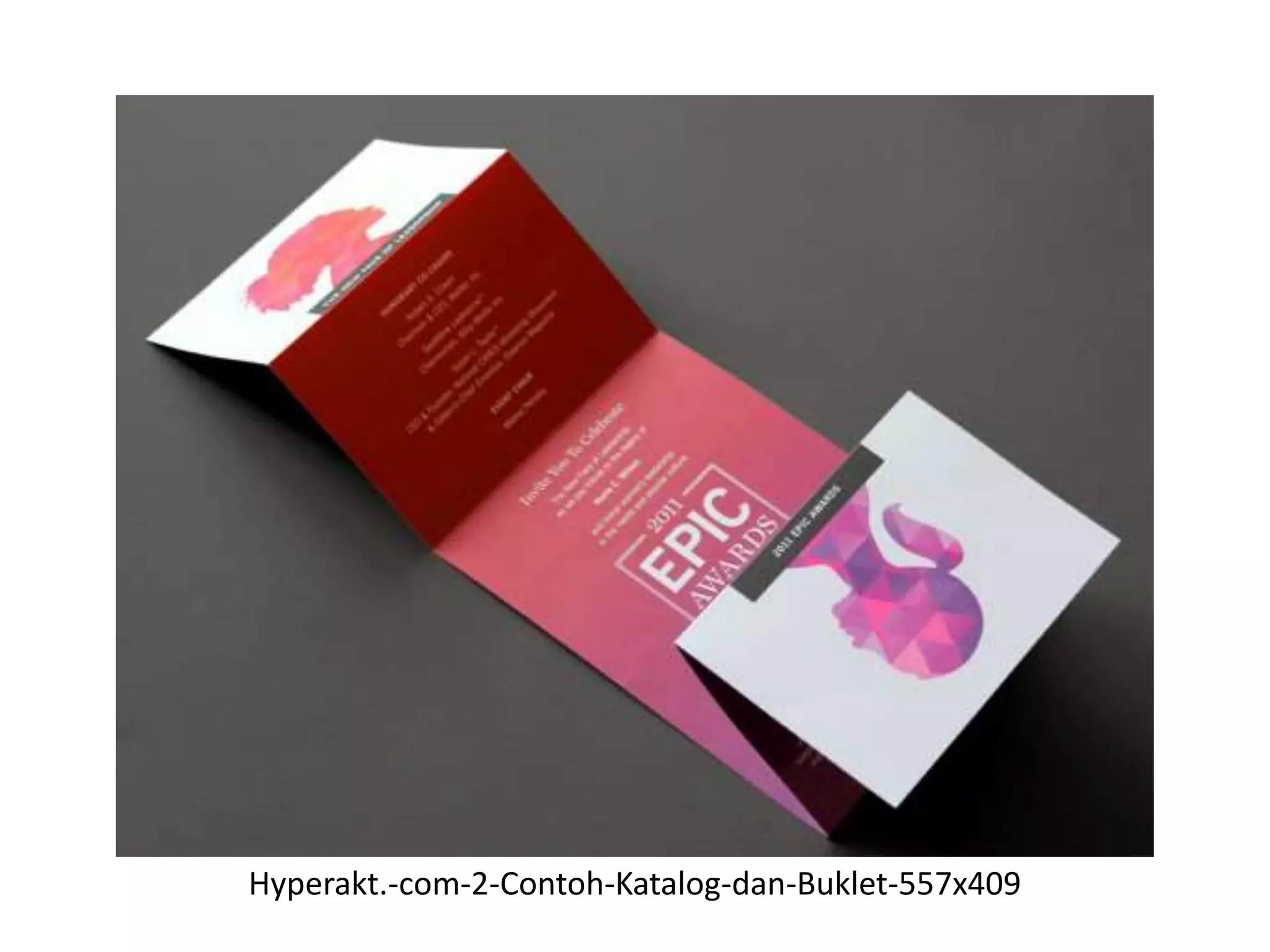 18 contoh katalog dan buklet dengan desain inspiratif | PPT