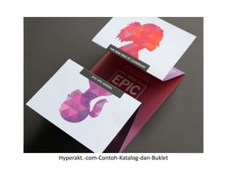 18 contoh katalog dan buklet dengan desain inspiratif | PPT