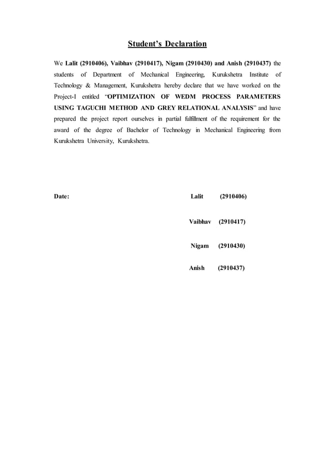 full report final project btech | DOCX