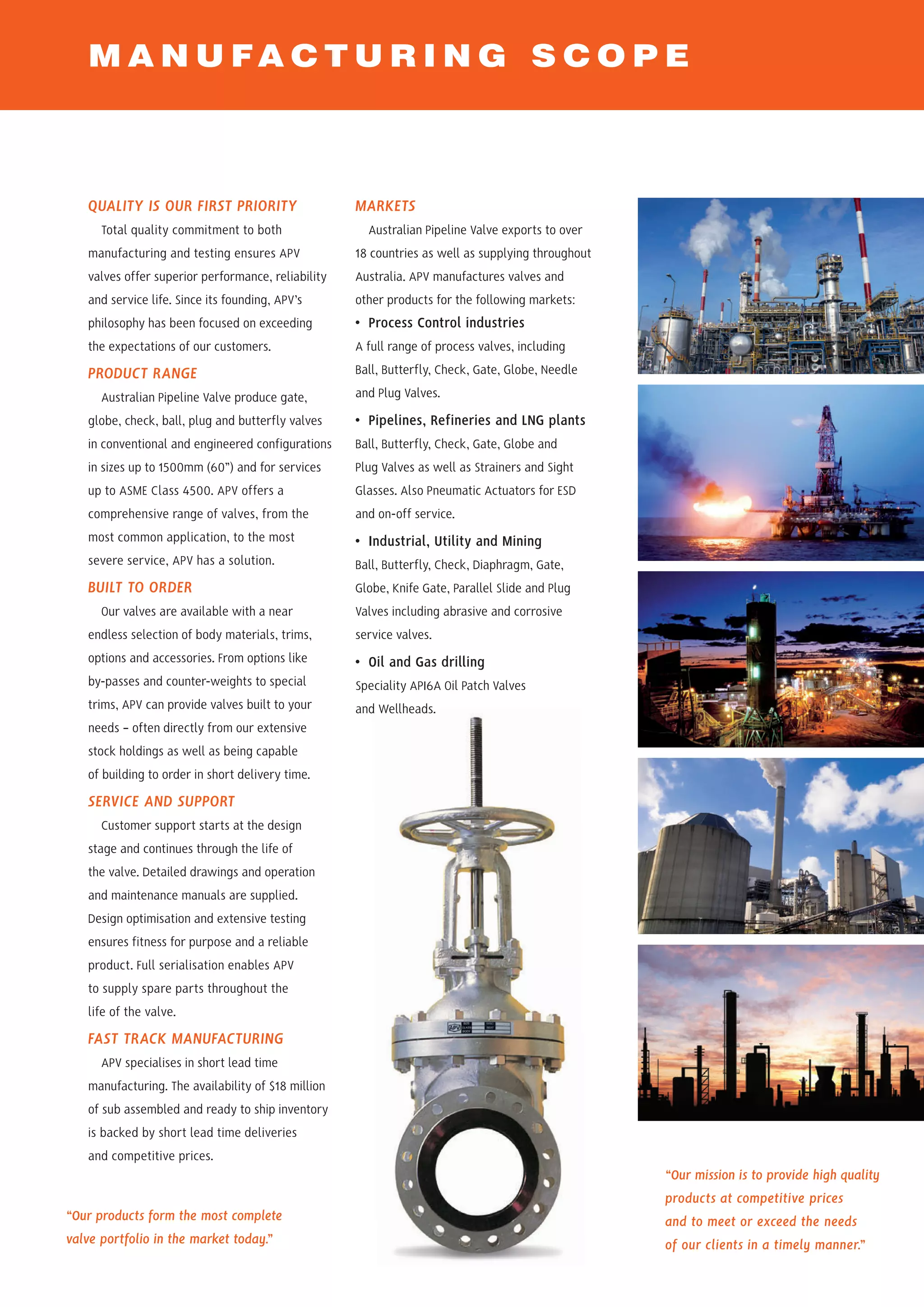 APV Corporate Profile Brochure | PDF