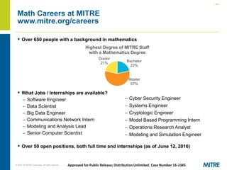 SIAM Annual Meeting - CTeixeira MITRE V4 | PDF