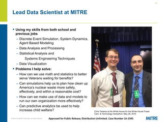 SIAM Annual Meeting - CTeixeira MITRE V4 | PDF