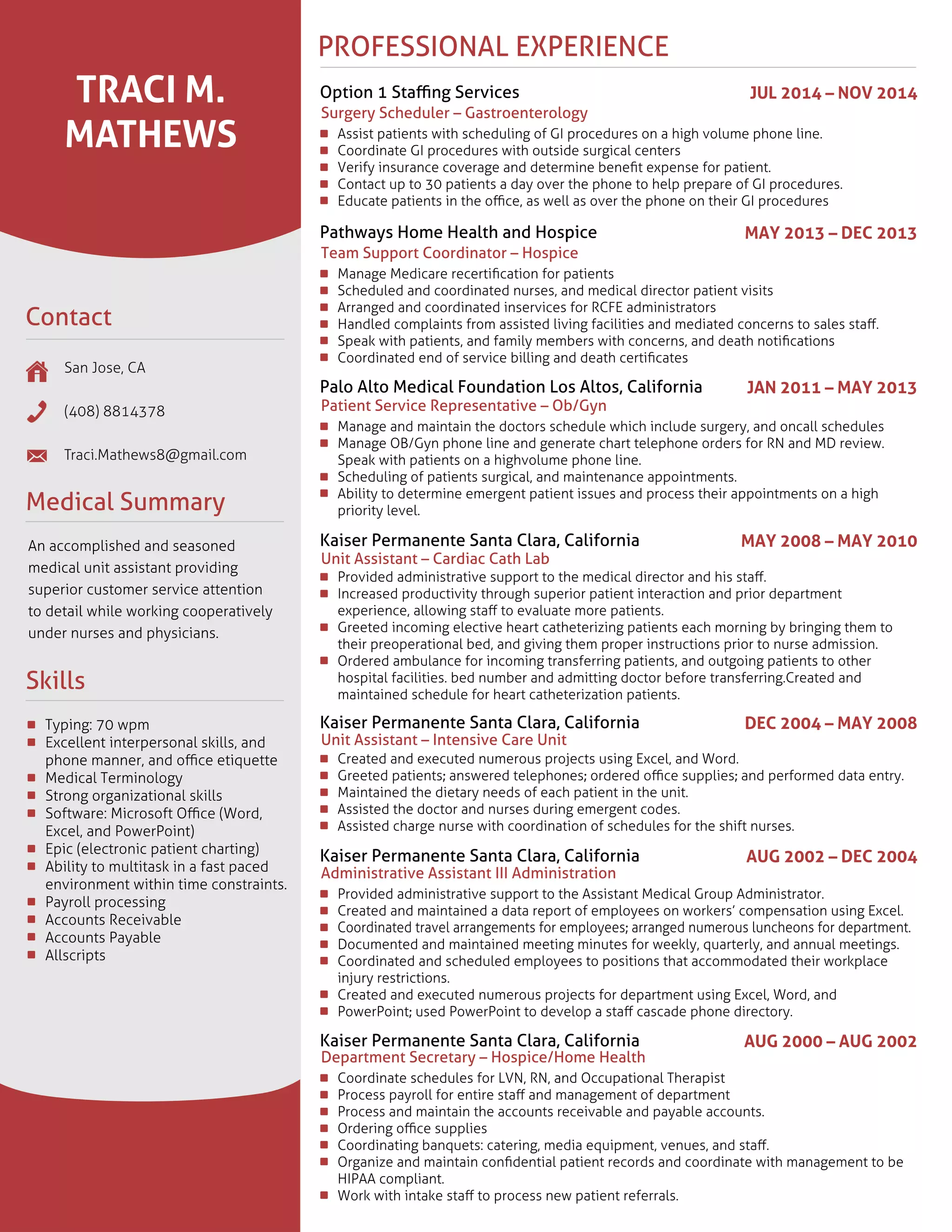 newresume | PDF | Healthcare Industry | Industries