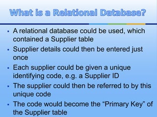 18 database features | PPTX