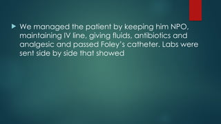 Acute appendicitis case presentation by AQ | PPTX