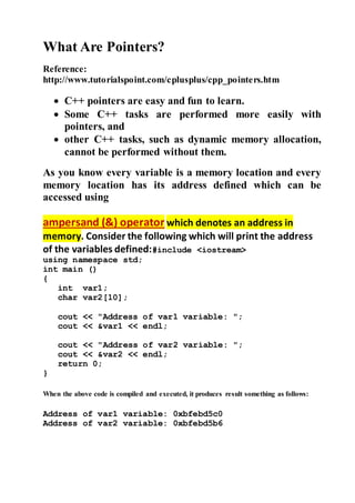 18 dec pointers and scope resolution operator | DOCX