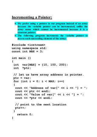 18 dec pointers and scope resolution operator | DOCX