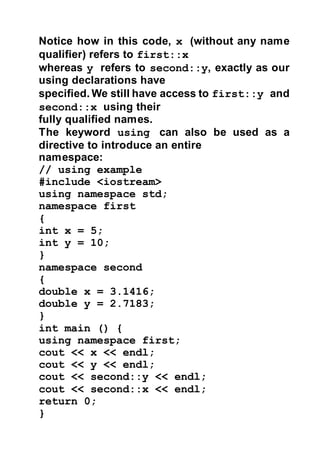 18 dec pointers and scope resolution operator | DOCX