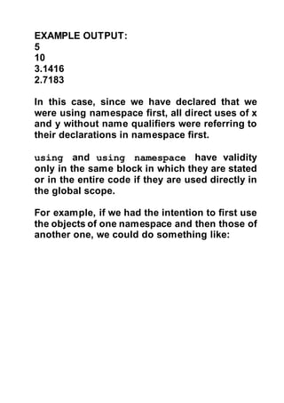 18 dec pointers and scope resolution operator | DOCX