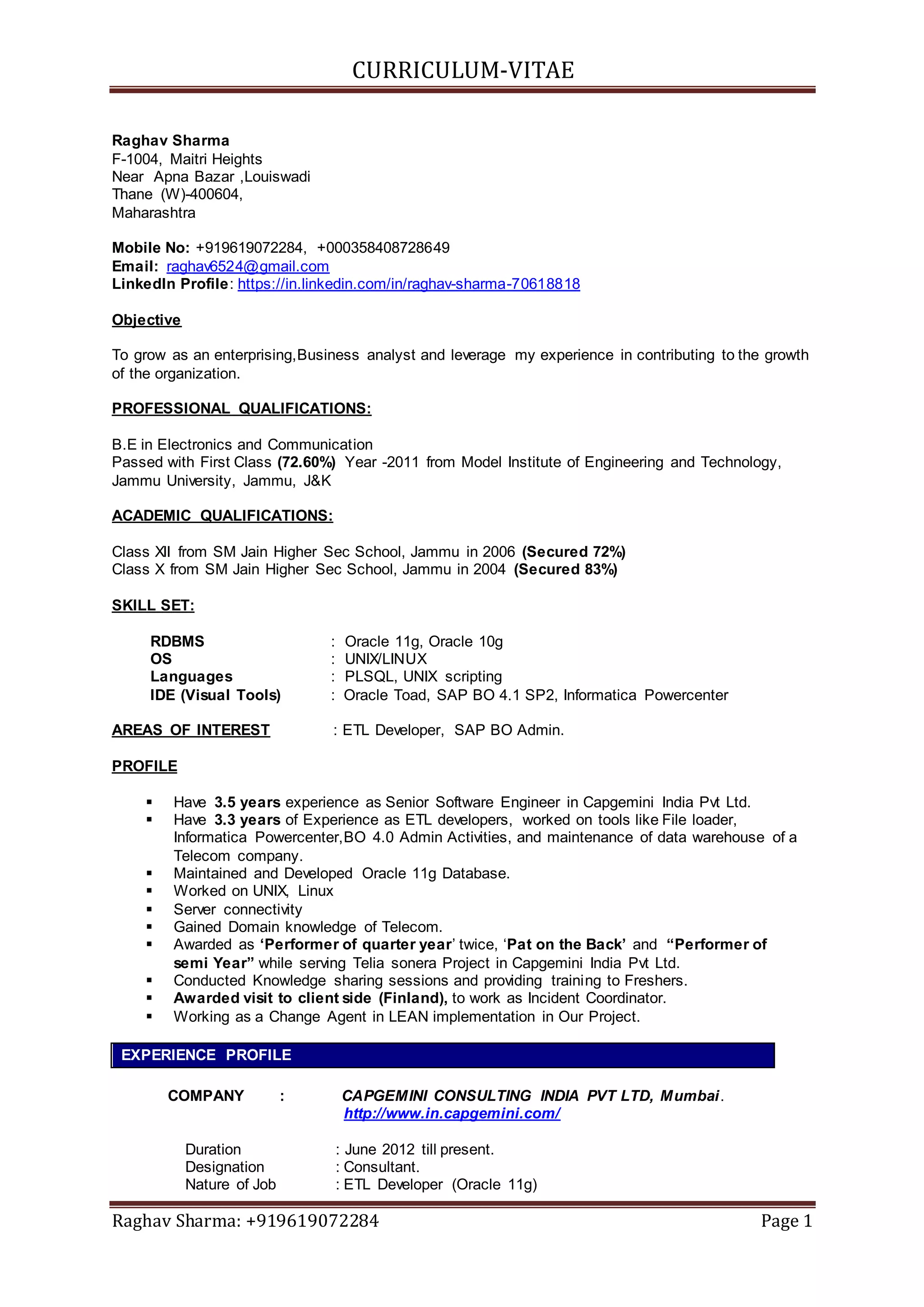 Raghav_resume | PDF