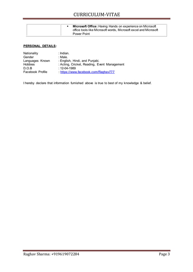 Raghav_resume | PDF