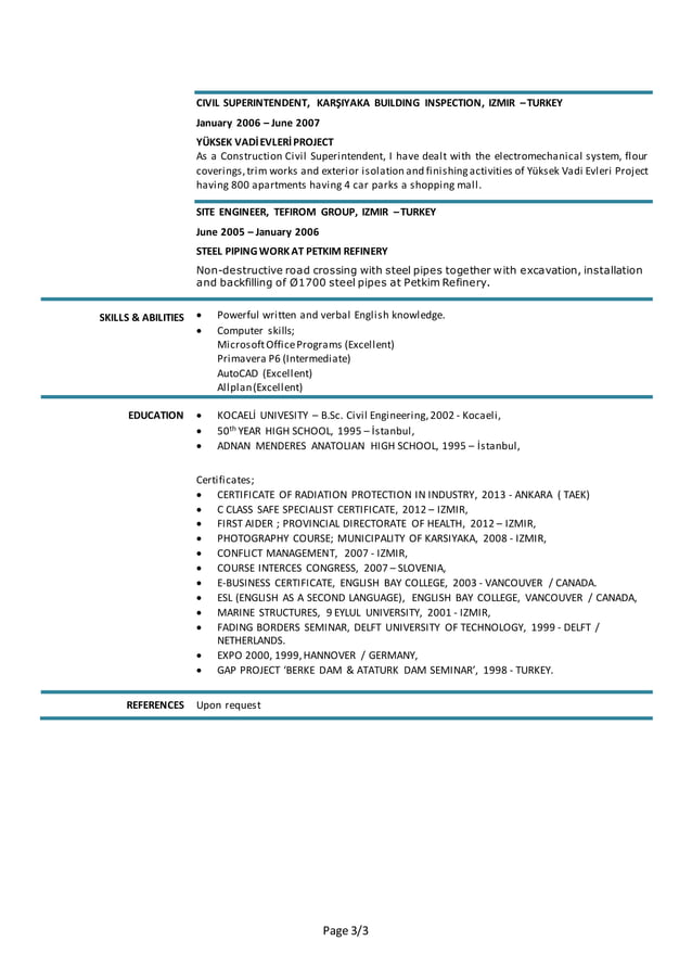 Faruk Ulas SULHAN CV | DOCX