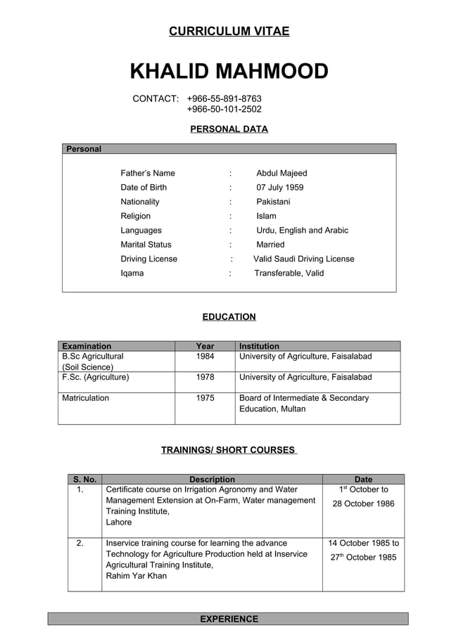 Mr. Khalid Mahmood | PDF