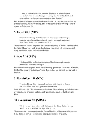 18 Easter Monday Bible Verses:You Should Know.docx