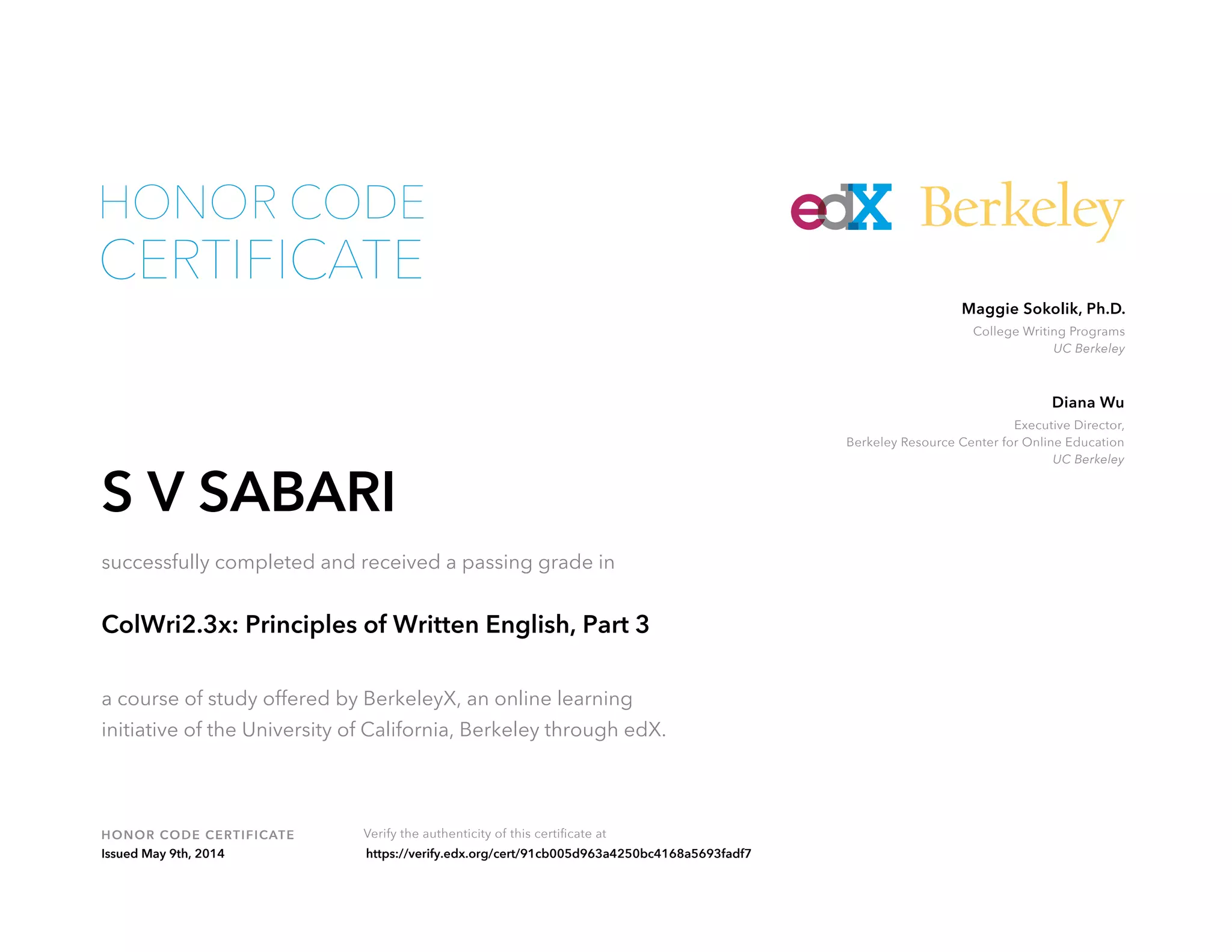 certifi - berkely - english | PDF