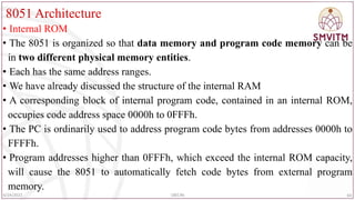 VTU 4th Semester ECE dept Microcontroller lecture slides module 1 | PDF