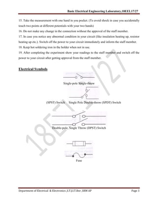 basic electrical manual 18 scheme | PDF