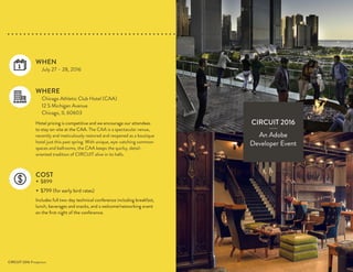 CIRCUIT Prospectus | PDF | Business Expos & Conferences | Events