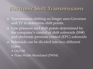 18 electronic shift transmissions | PPTX