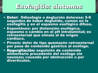 Esofagitis, Hernia hiatal, gastritis aguda.ppt